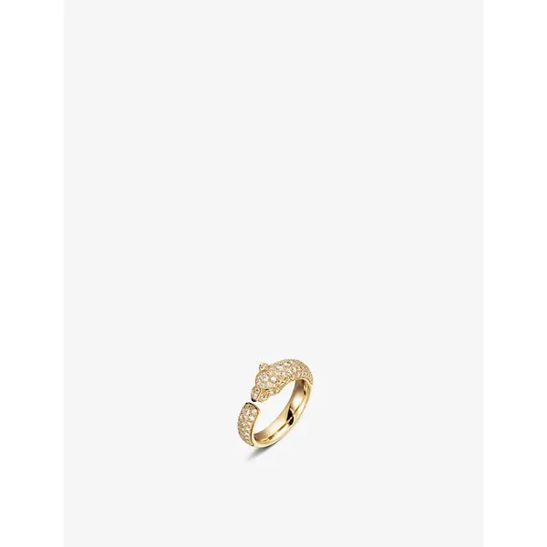 CARTIER Panthère De 18ct And Diamond Ring - Yellow Gold