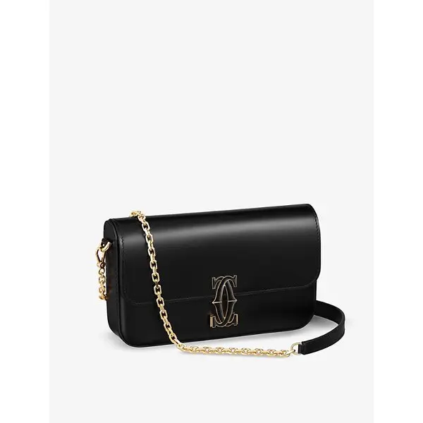 Cartier C De Mini Leather Cross-body Bag