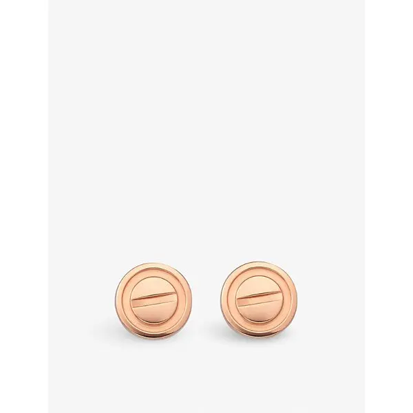 CARTIER Love 18ct Rose Gold Stud Earrings - One-color