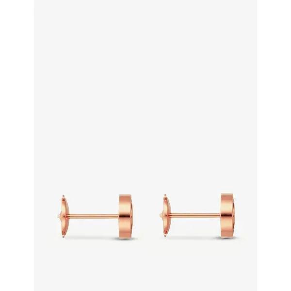 Cartier Love 18ct Rose Gold Stud Earrings - One-color