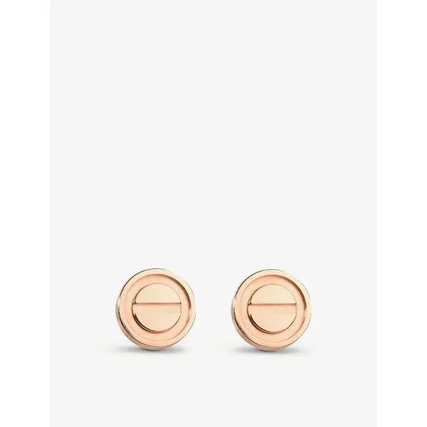 Cartier Love 18ct Rose Gold Stud Earrings - One-color