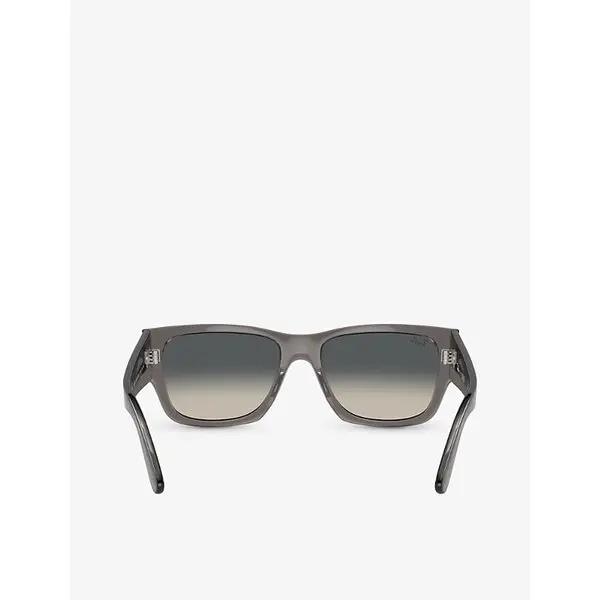 Ray-ban Carlos Rectangle Sunglasses - Grey
