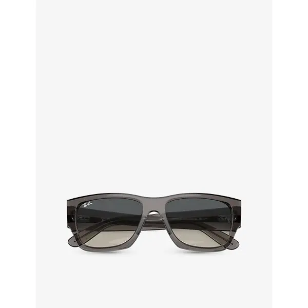 Ray-ban Carlos Rectangle Sunglasses - Grey