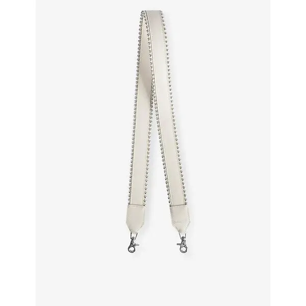 Zadig&Voltaire Stud-embellished Leather Shoulder Strap