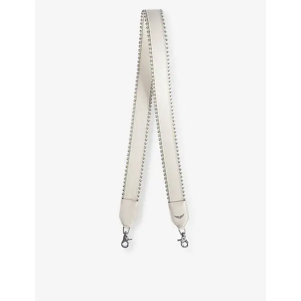 Zadig&Voltaire Stud-embellished Leather Shoulder Strap