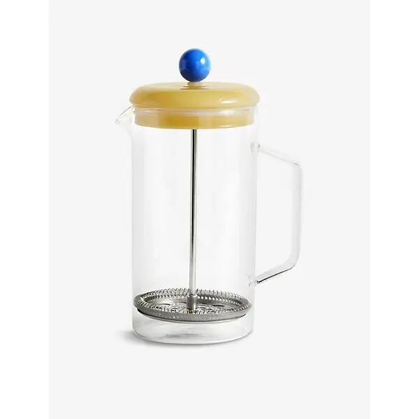HAY Lidded Borosilicate-glass French Press 1l - One-color