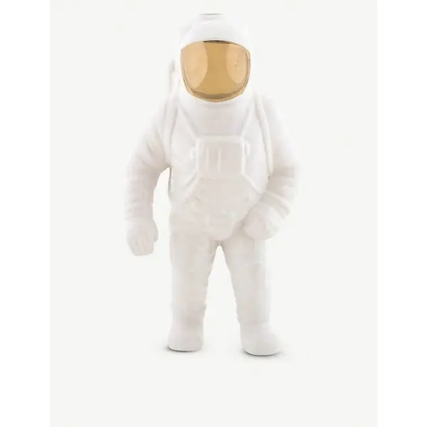 SELETTI Diesel Living With Cosmic Diner Starman Porcelain Astronaut Vase 28cm - One-color