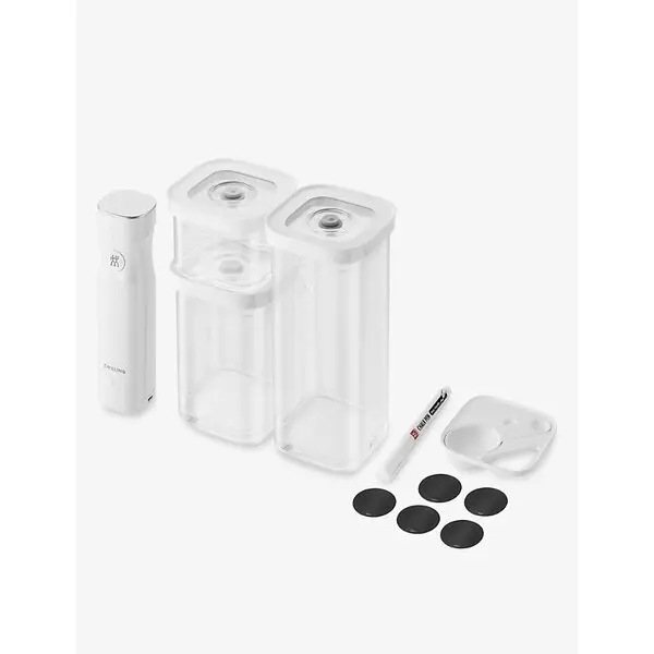 ZWILLING Fresh & Save Vacuum Cube Set Of Six - White/clear