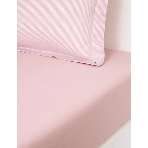 Ralph Lauren Oxford Elasticated-edged Cotton Fitted Sheet - Rosette