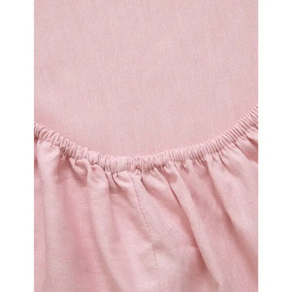 Ralph Lauren Oxford Elasticated-edged Cotton Fitted Sheet - Rosette