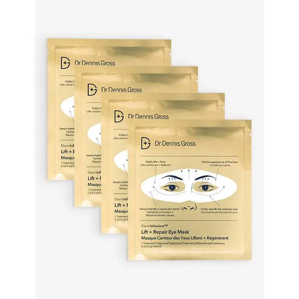 DR. DENNIS GROSS SKINCARE Derminfusions™ Lift + Repair Eye Mask Pack Of Four - One-color