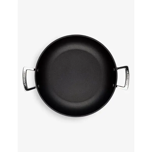 LE CREUSET Toughened Non-stick Shalllow Aluminium Casserole Dish With Glass Lid - One-color