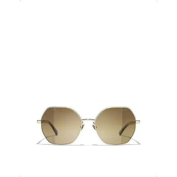 Chanel Ch4281q Sunglasses - Gold