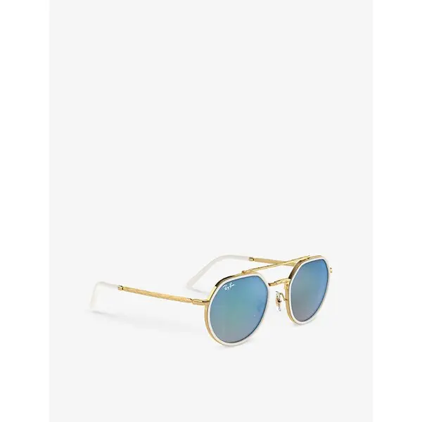 Ray-ban Round-frame Metal Sunglasses