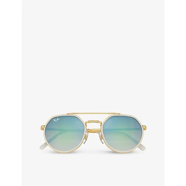 Ray-ban Round-frame Metal Sunglasses