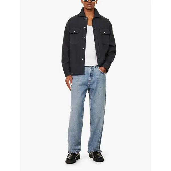 AGOLDE Tapered-leg Denim Jeans - Ratio (md Indigo W/tint)