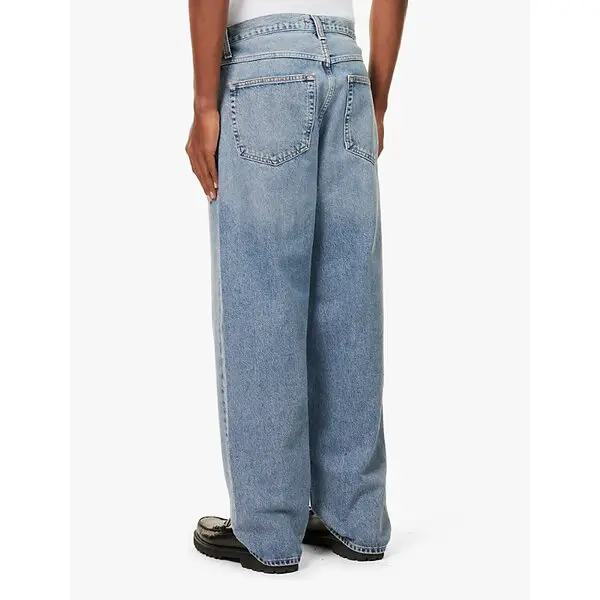 AGOLDE Tapered-leg Denim Jeans - Ratio (md Indigo W/tint)