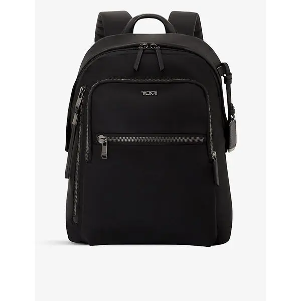 Tumi Halsey Zip-pocket Nylon Backpack - Black/gunmetal