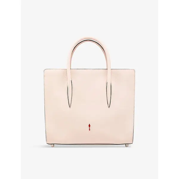 CHRISTIAN LOUBOUTIN Paloma Medium Leather Tote Bag - Leche/multi