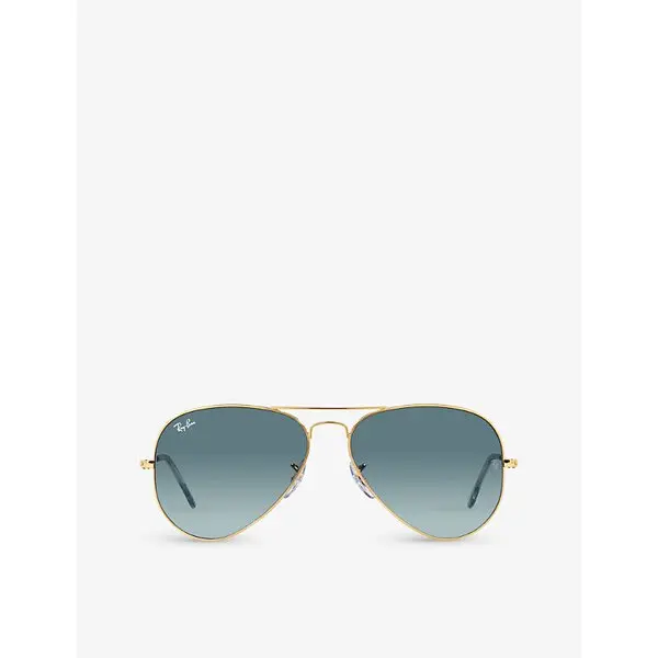 Ray-ban Aviator Metal Sunglasses - Gold