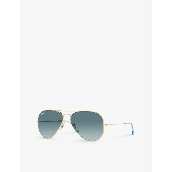 Ray-ban Aviator Metal Sunglasses - Gold
