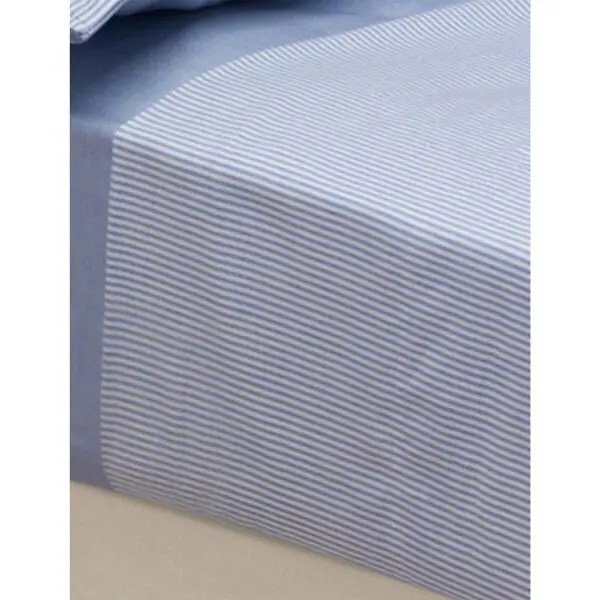 Ralph Lauren Oxford Flat Sheet - Blue