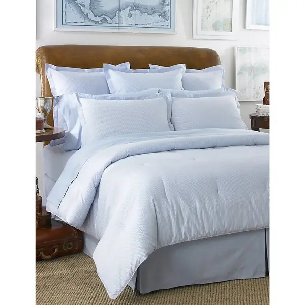 Ralph Lauren Oxford Flat Sheet - Blue