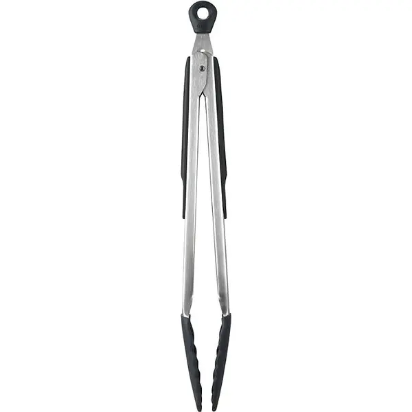 OXO Polished Stainless-steel And Silicone Tongs 30cm - One-color
