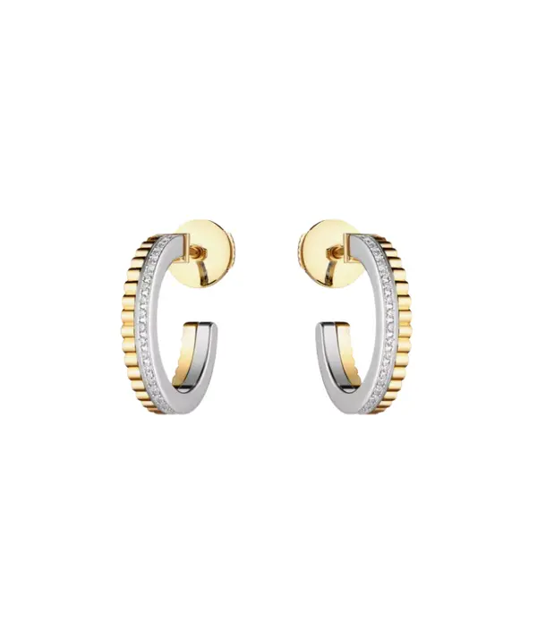 Boucheron Quatre Radiant Edition Hoop Earrings - Yellow Gold
