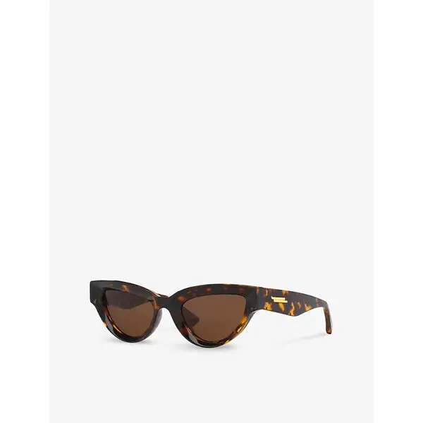 Bottega Veneta Cat-eye Sunglasses - Brown
