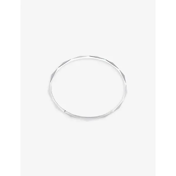 Boucheron Facette 18ct White-gold Bangle Bracelet - White Gold