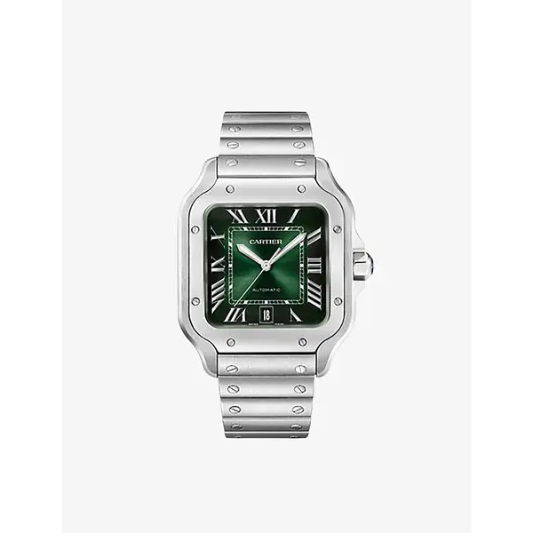 Cartier Santos De Large Automatic Watch - Silver