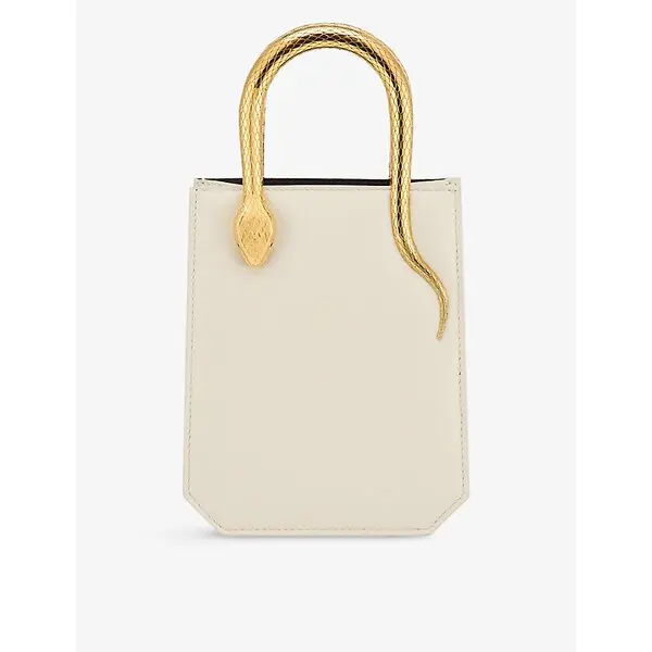 BVLGARI Serpenti Leather Tote Bag