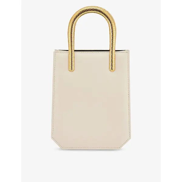 BVLGARI Serpenti Leather Tote Bag
