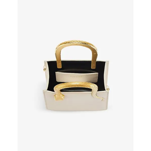 BVLGARI Serpenti Leather Tote Bag