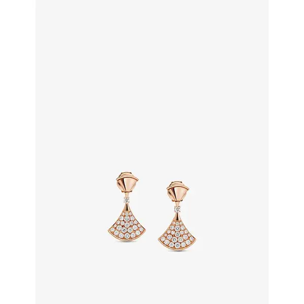 BVLGARI Divas' Dream Diamond Earrings - Pink