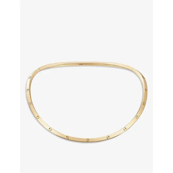 CARTIER Love 18ct Yellow-gold Torque Necklace - Yellow Gold