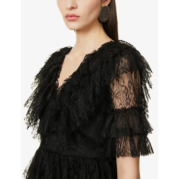 elegant moments lace halter mini dress Flirty Details Lace Halter Mini Dress main image 0