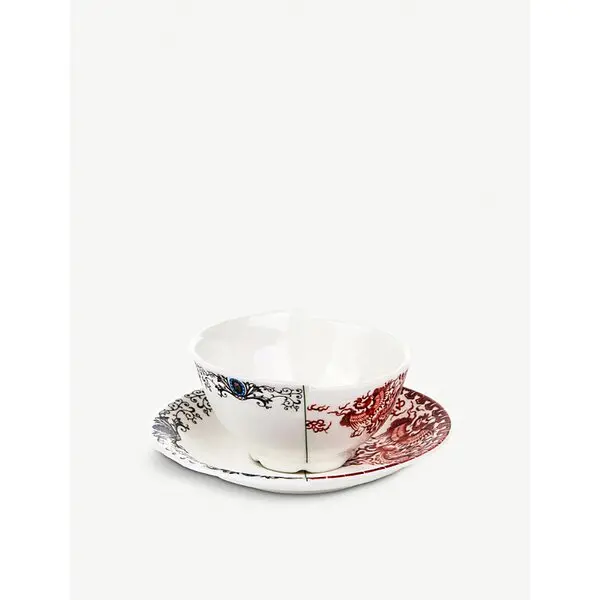SELETTI Zora Hybrid Porcelain Teacup And Saucer - One-color