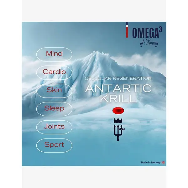 NORWAY OMEGA Antarctic Krill Marine Oil 120 Capsules