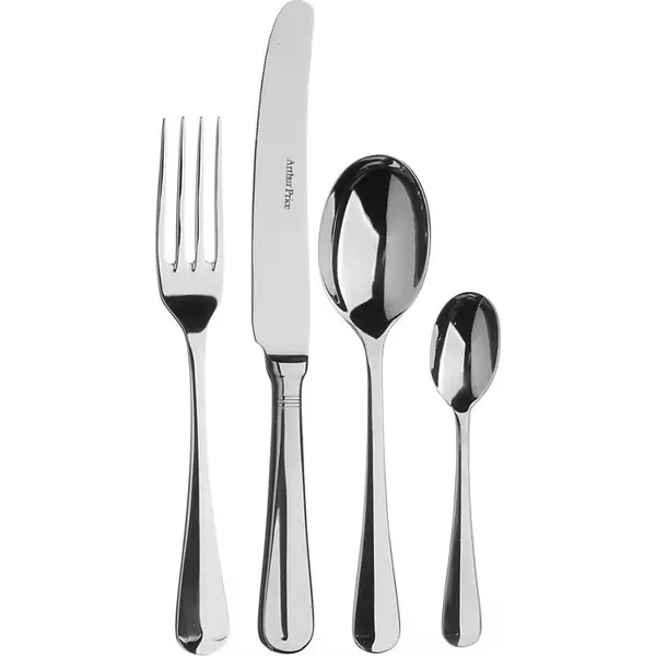 ARTHUR PRICE Rattail 24 Piece Cutlery Set For 6 - Stainless Steel