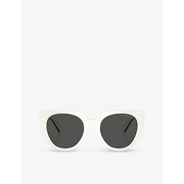 Prada Pr 14ws Cat-eye Sunglasses - White