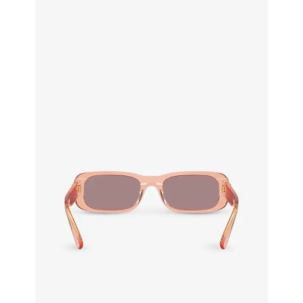 Miu Miu Mu 08zs Oval Sunglasses