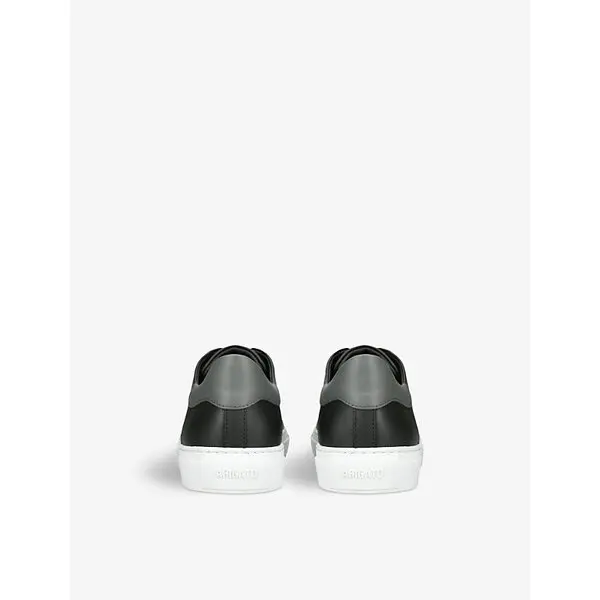 Axel Arigato Clean 90 Leather And Suede Low-top Trainers - Blk/white