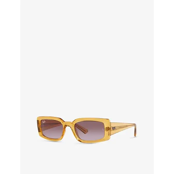Ray-ban Kiliane Pillow-frame Sunglasses - Yellow