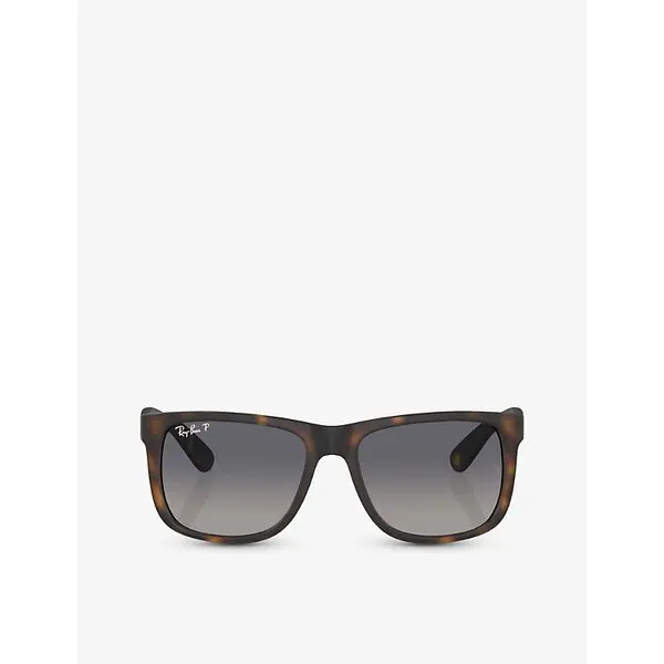 Ray-ban Justin Square-frame Sunglasses - Brown