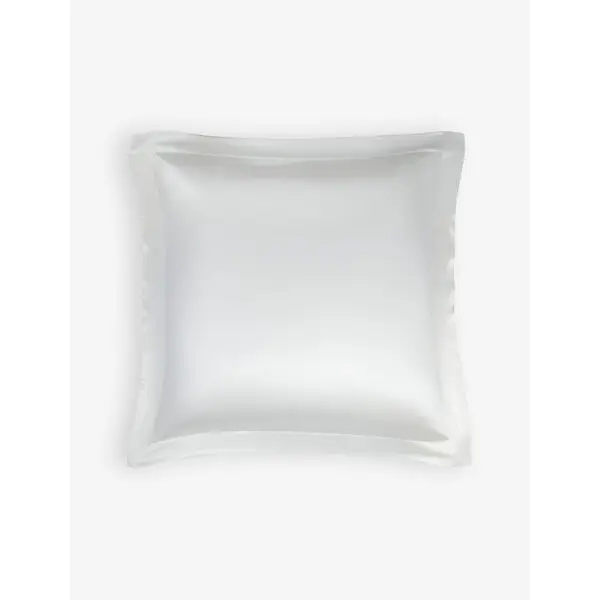 THE WHITE COMPANY Audley Silk Oxford Pillowcase 50cm X 75cm - Chalk