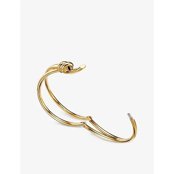 Tiffany & Co. Knot Double Row Hinged Bangle