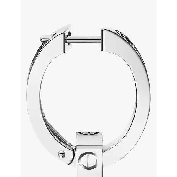 Cartier Love 18ct White-gold Hoop Earrings - White Gold