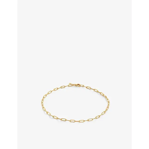 Monica Vinader Paperclip Mini Chain Bracelet - Gold